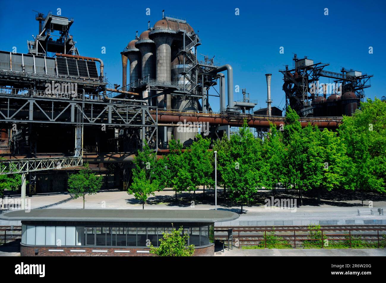 Disused industrial site, Route Industriekultur, Duisburg-Nord Landscape ...