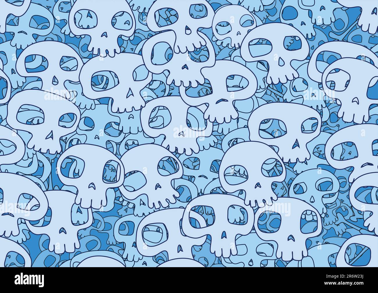 Vector illustration of funky pattern background made of many cool ...