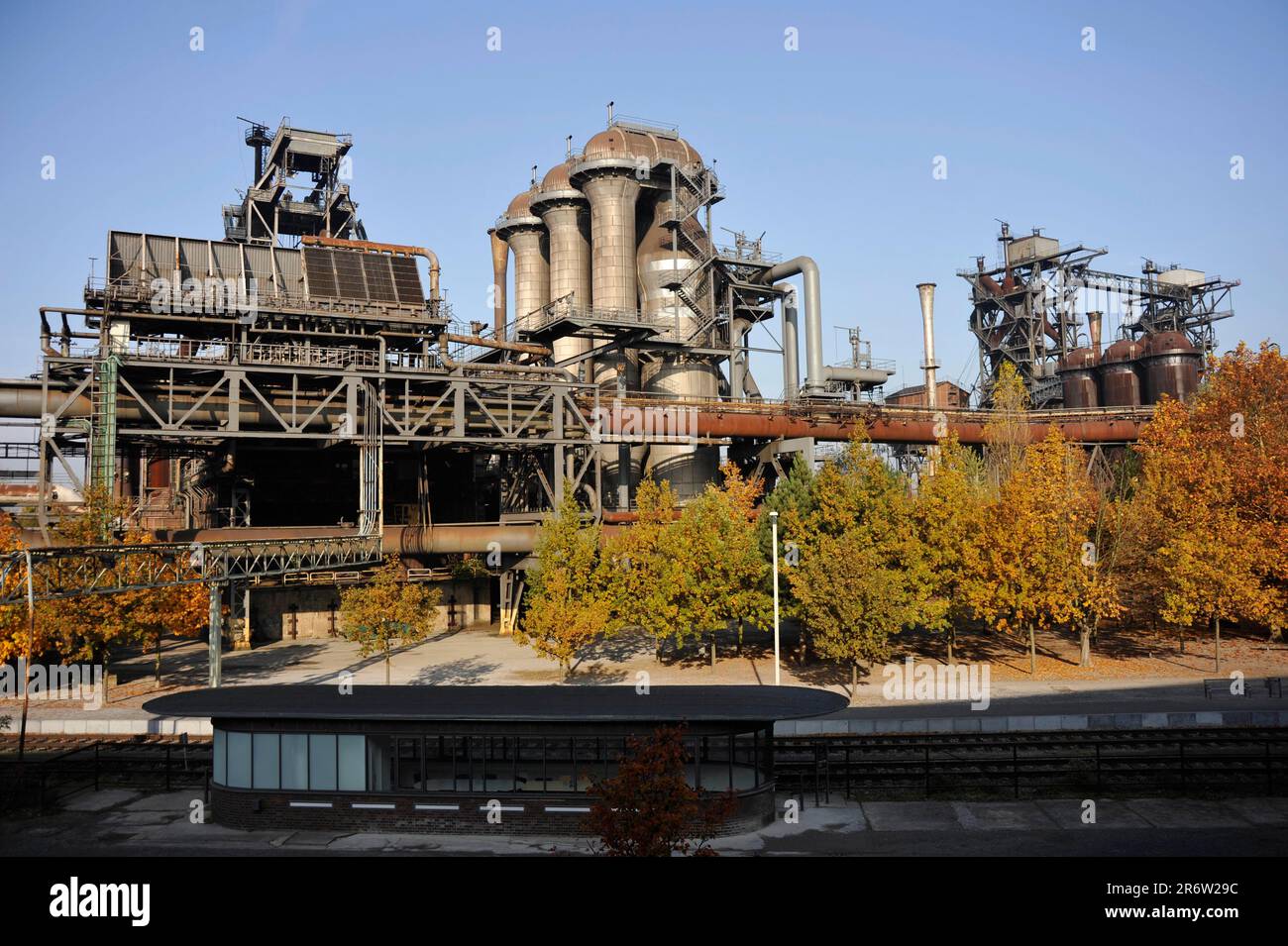 Blast furnace, Industrial Culture Route, disused industrial plant ...