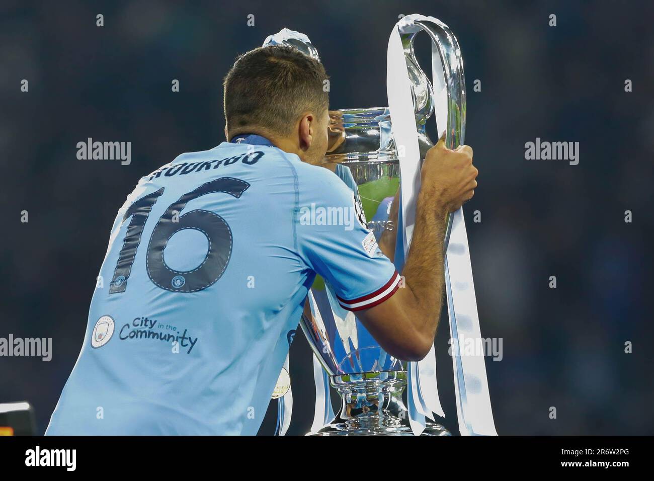 Istanbul, Turkey. 10th June, 2023. Rodri of Manchester City seen with ...