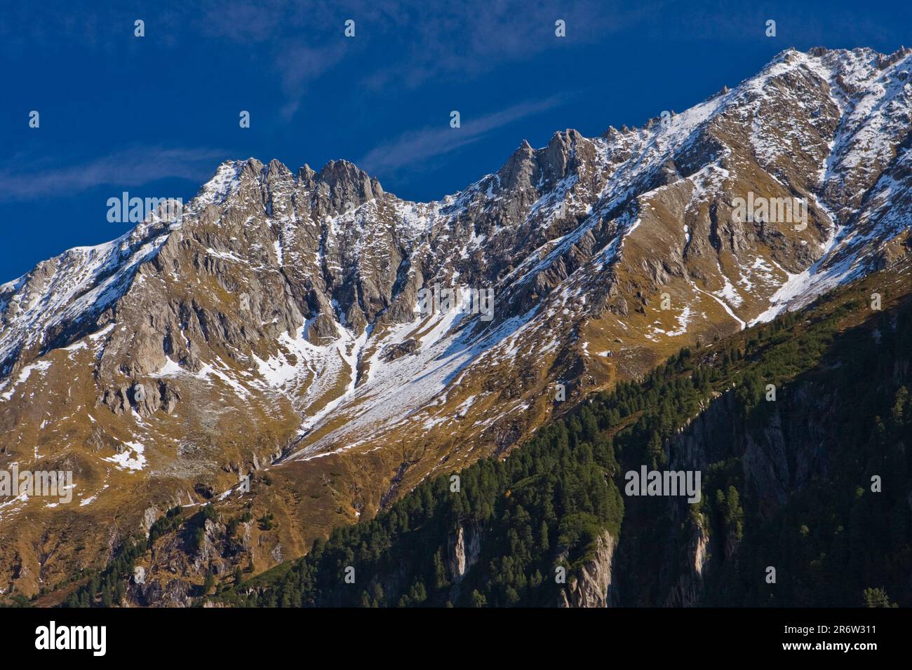 Krimmler Achental, between Tauernhaus and waterfall, Salzburger Land ...