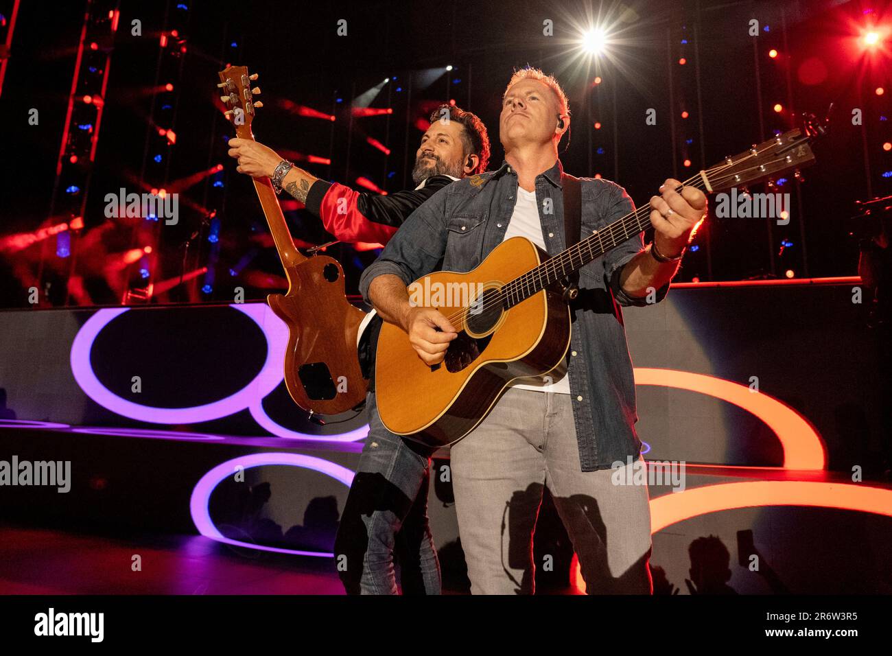 Matthew Ramsey, left, and Trevor Rosen of Old Dominion perform during ...