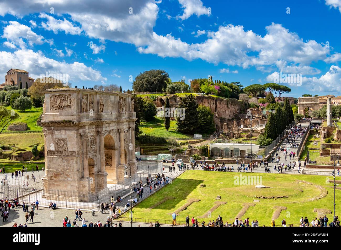 The Arch of Constantine (Italian: Arco di Costantino) is a triumphal ...