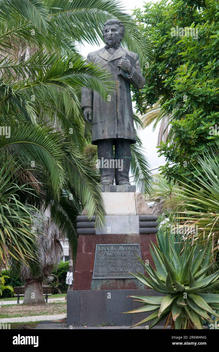 Ignacio Manuel Altamirano Monument, Parco Alfredo Nobel, San Remo ...