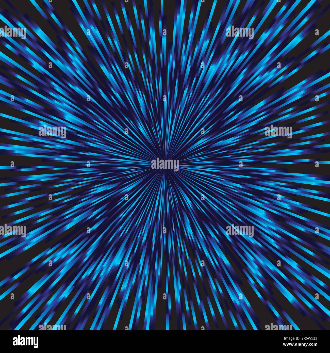 Light burst, stylised fireworks from light to dark blue. Burst ...