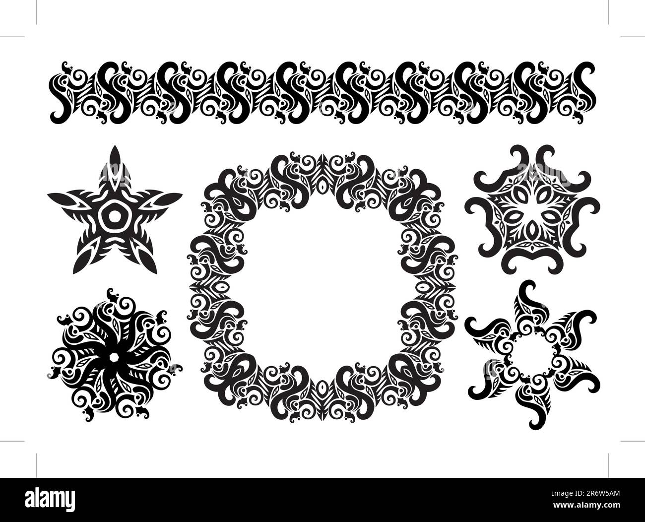 Matching frame Stock Vector Images - Alamy