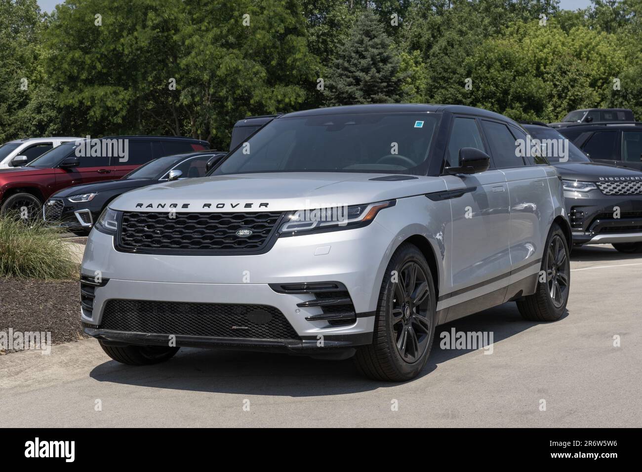 Indianapolis - June 10, 2023: Land Rover Velar display at a dealership ...
