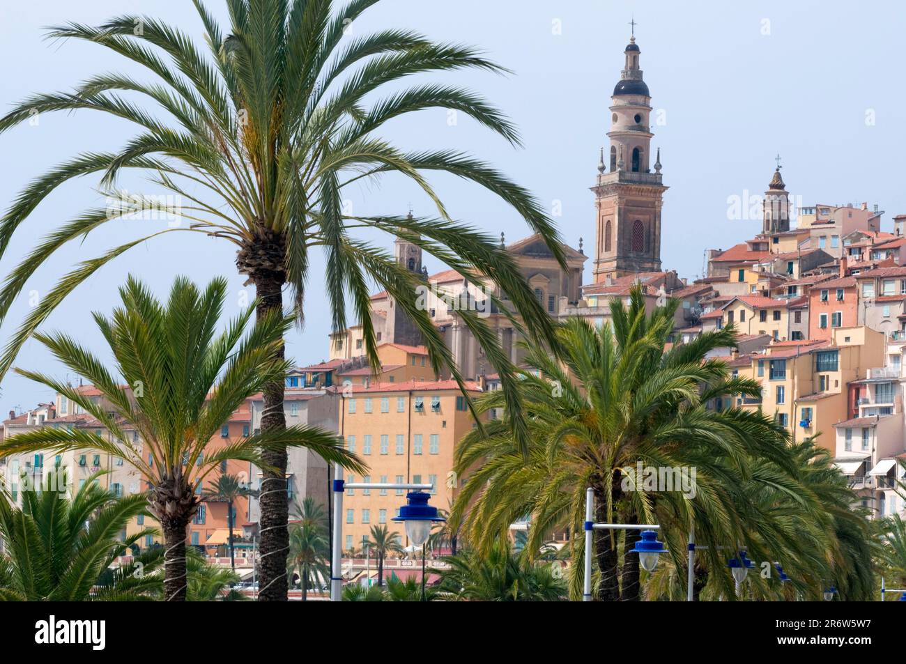 Old Town, Menton, Cote d'Azur, Provence, South of France Stock Photo ...