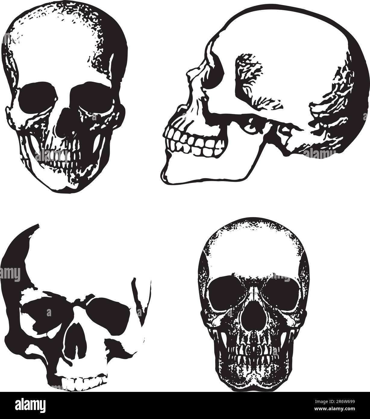 Skulls clipart Stock Vector Images - Alamy