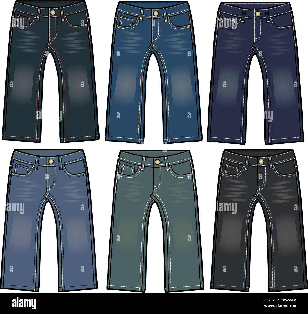 boy denim jeans with different washing effect Stock Vector Image & Art ... boy denim jeans with different washing effect Stock Vector Image & Art ...