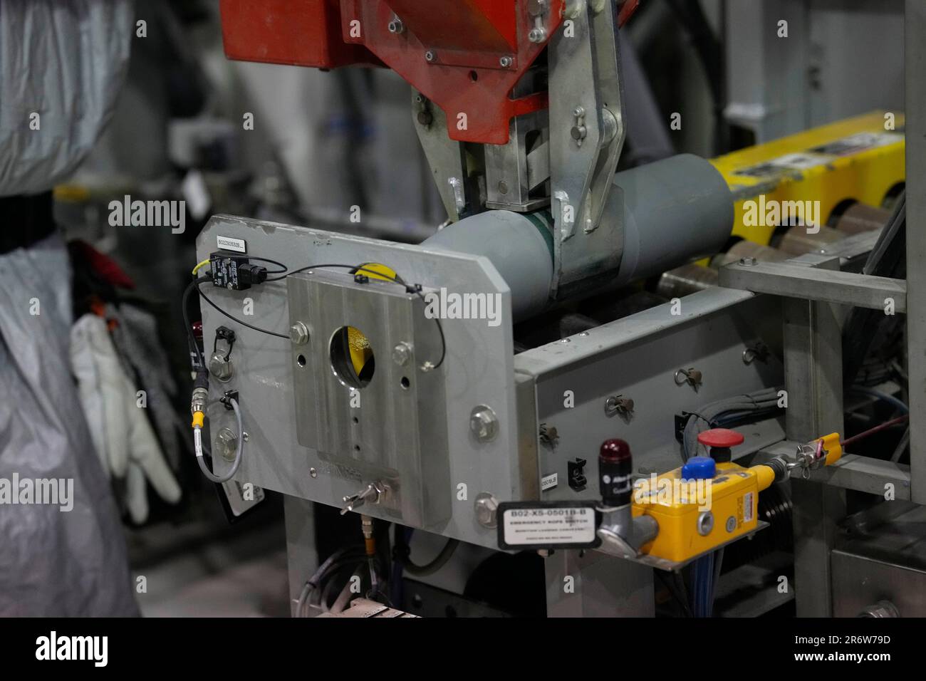 A canister of mustard gas, which is part of the United States' chemical ...