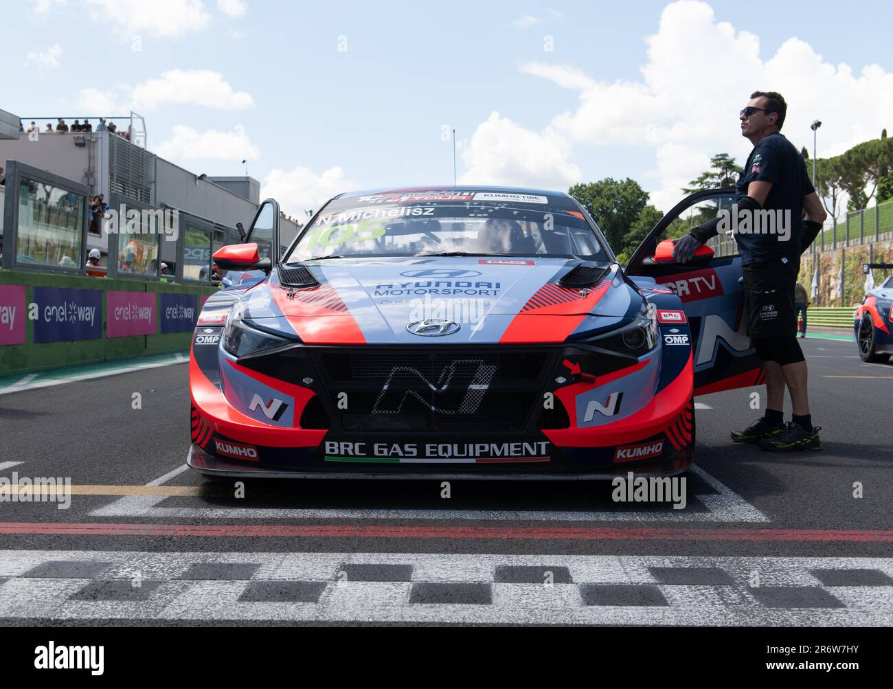 Vallelunga circuit, Rome, Italy June 11 2023 - TCR Italy festival, TCR ...