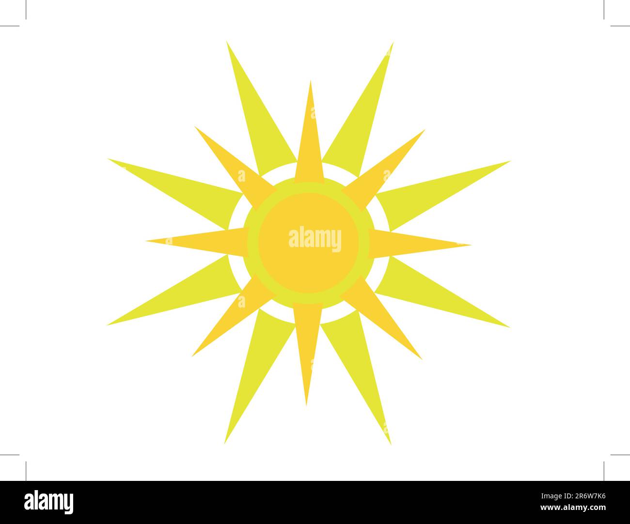 Colorful and brightness sun as symbol of light and hot Stock Vector ...