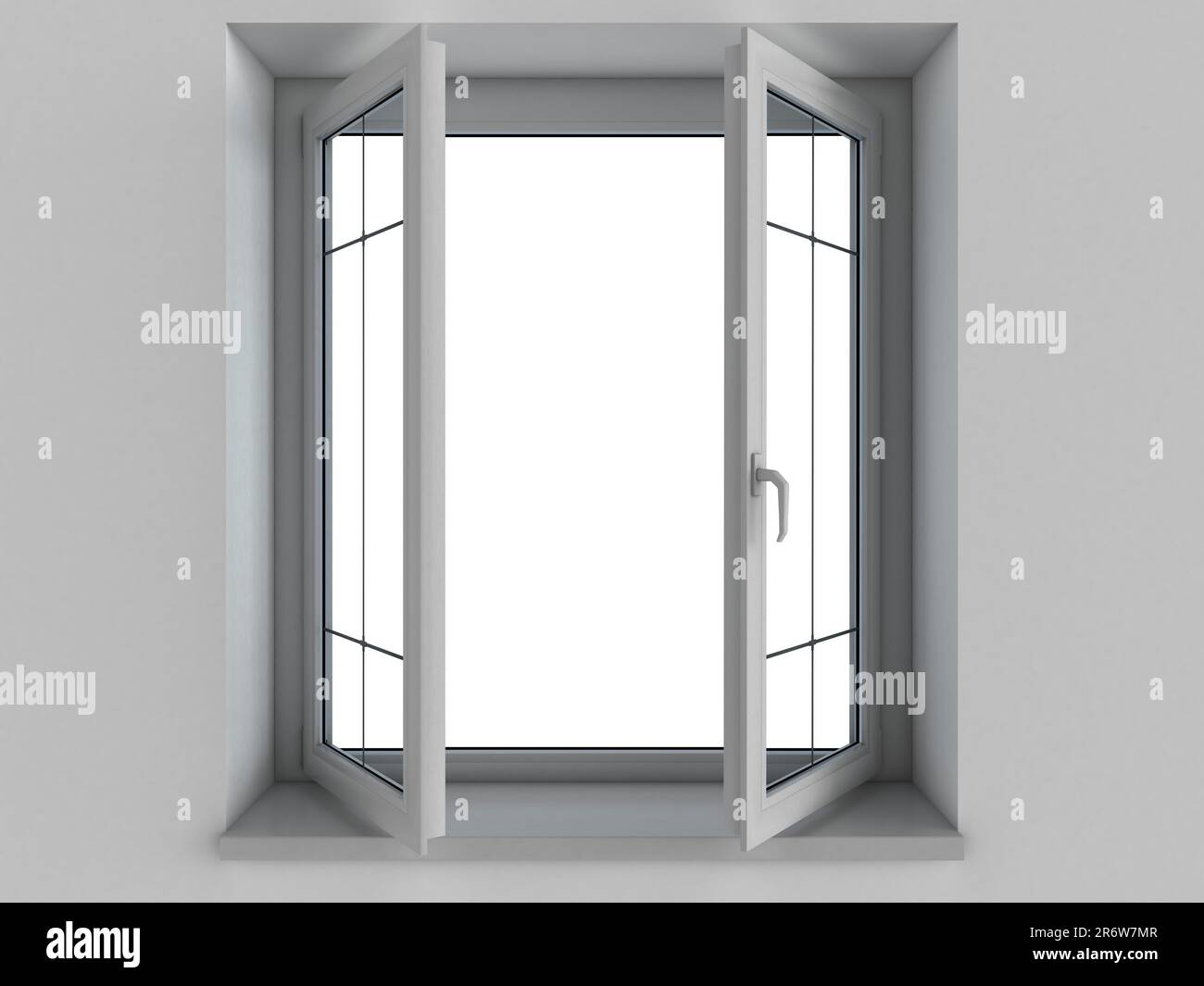 Isolated 3d rendering of a book ladder Stock Photo - Alamy