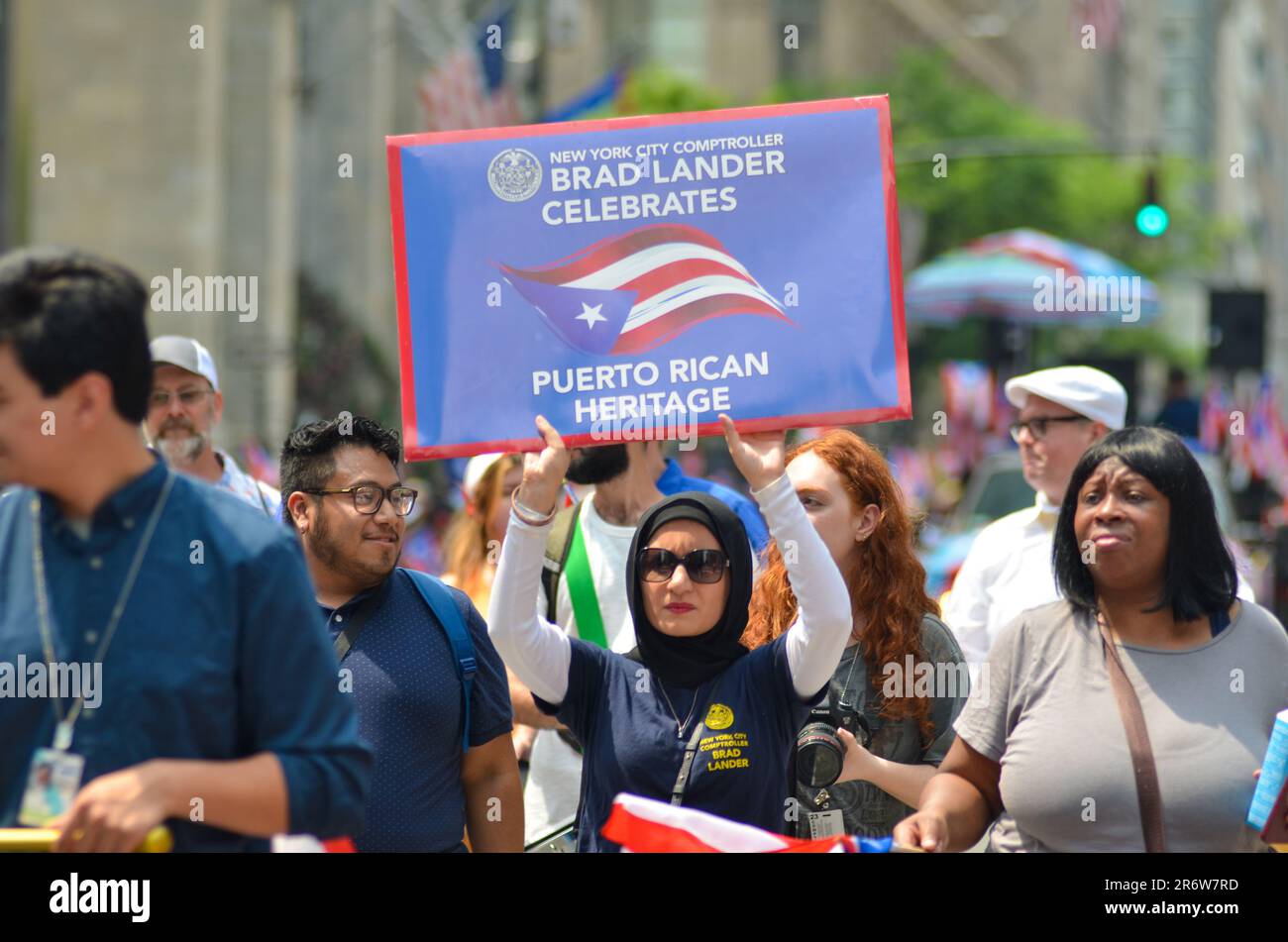 New York City, United States. 11th June, 2023. Puerto Rican New Yorkers ...