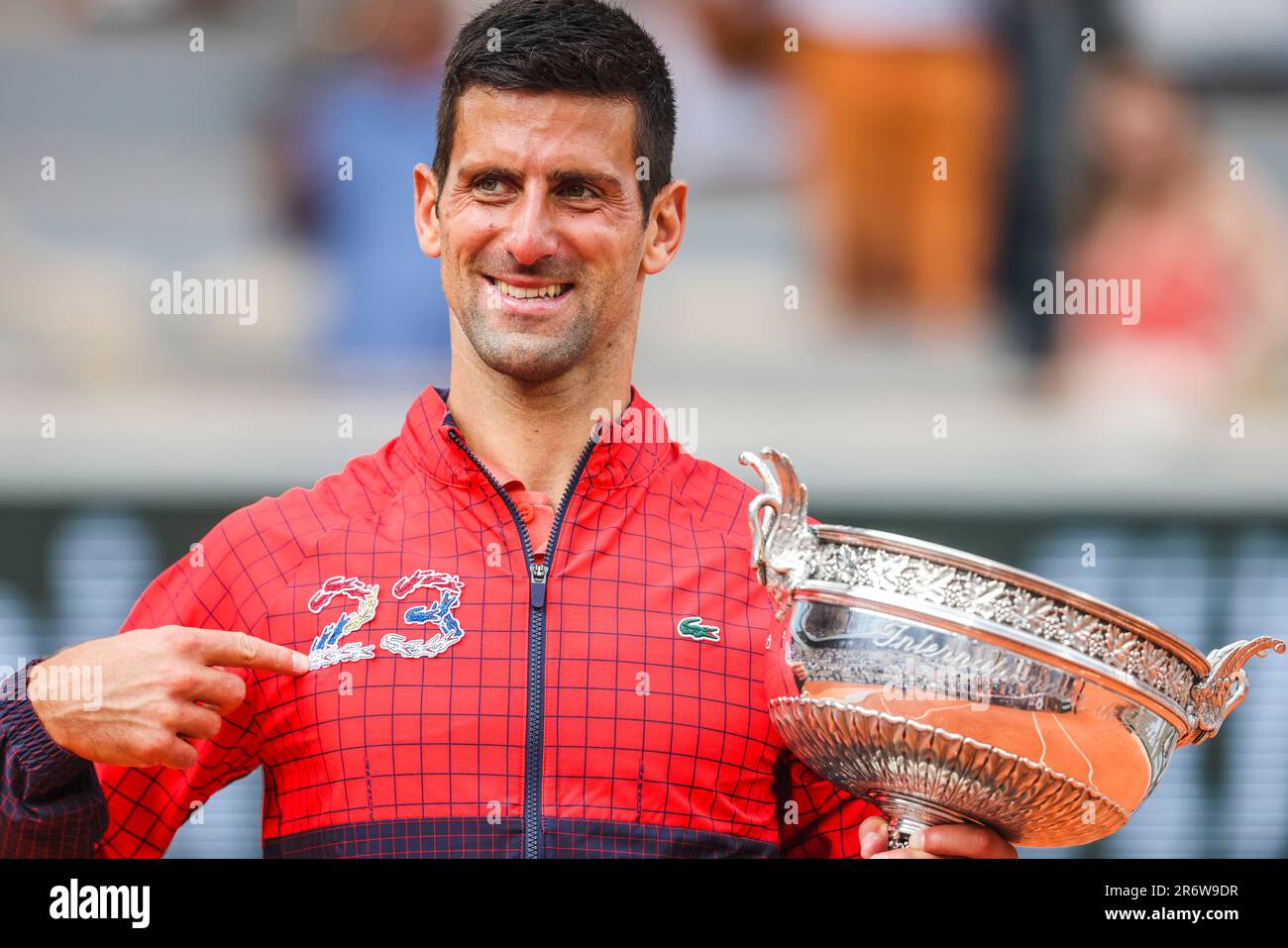 Paris, France. 11th June, 2023. Tennis player Novak Djokovic from ...