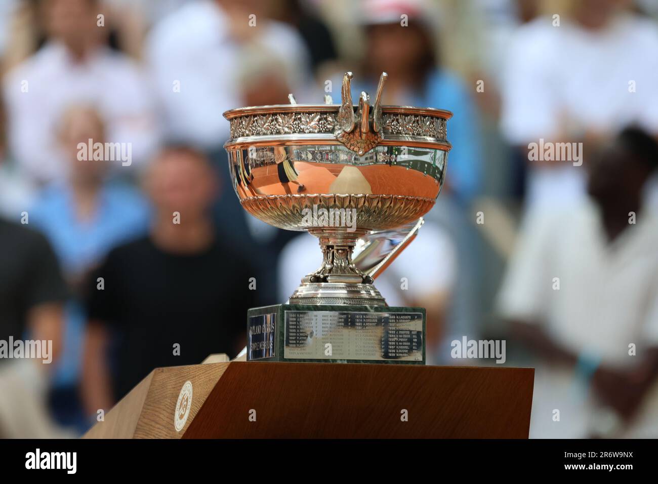 PARIS, FRANCE on 11. JUNE 2023; The TROPHY - TENNIS final match between ...
