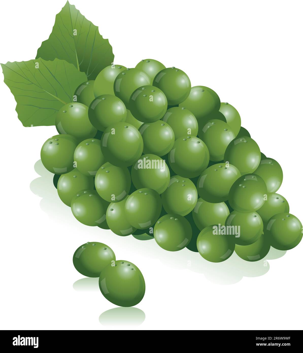 Bunch of grapes Stock Vector Images - Alamy