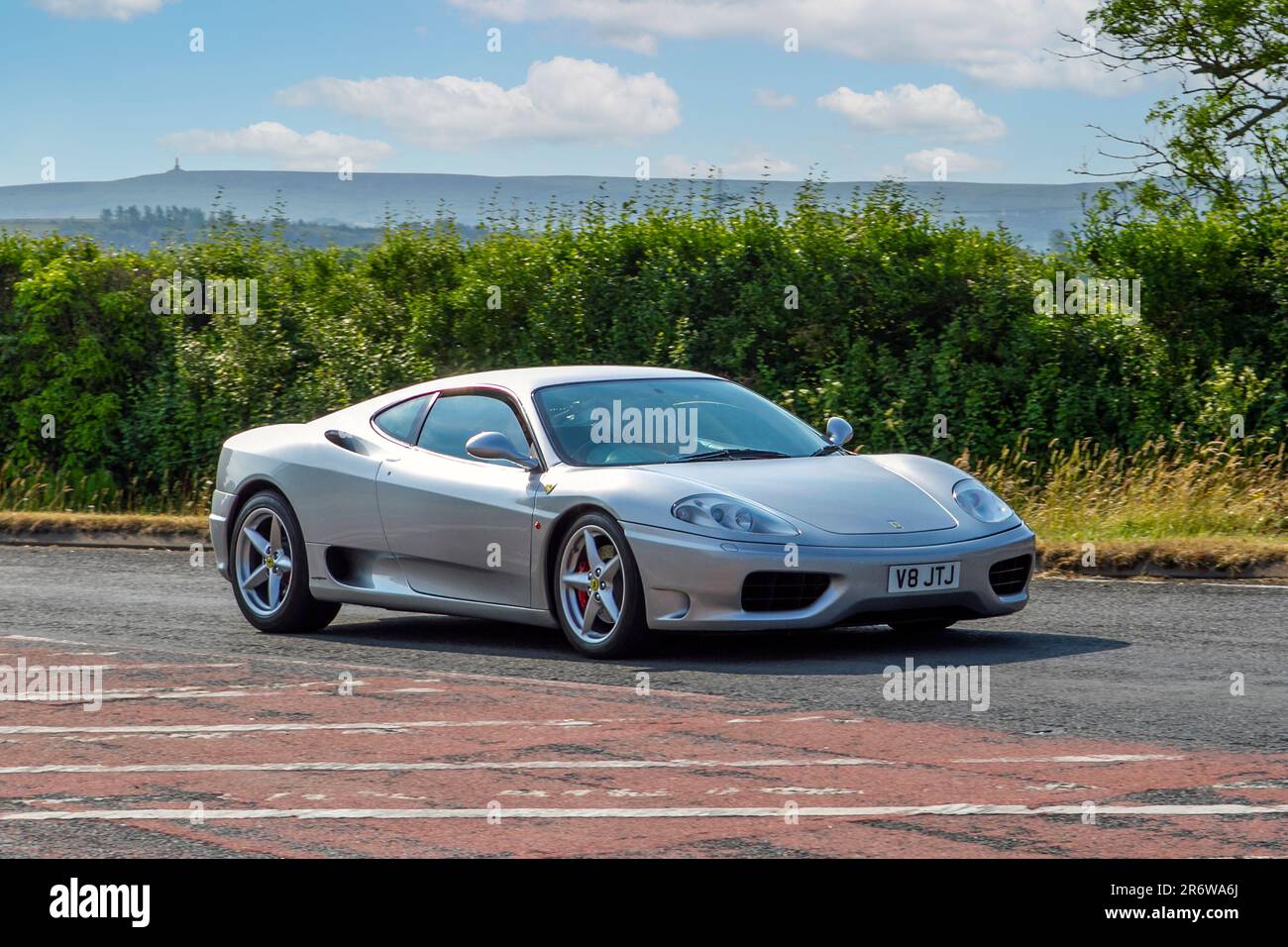 A Ferrari 360 Modena V8 Silver Car Coupe Petrol at the Classic ...