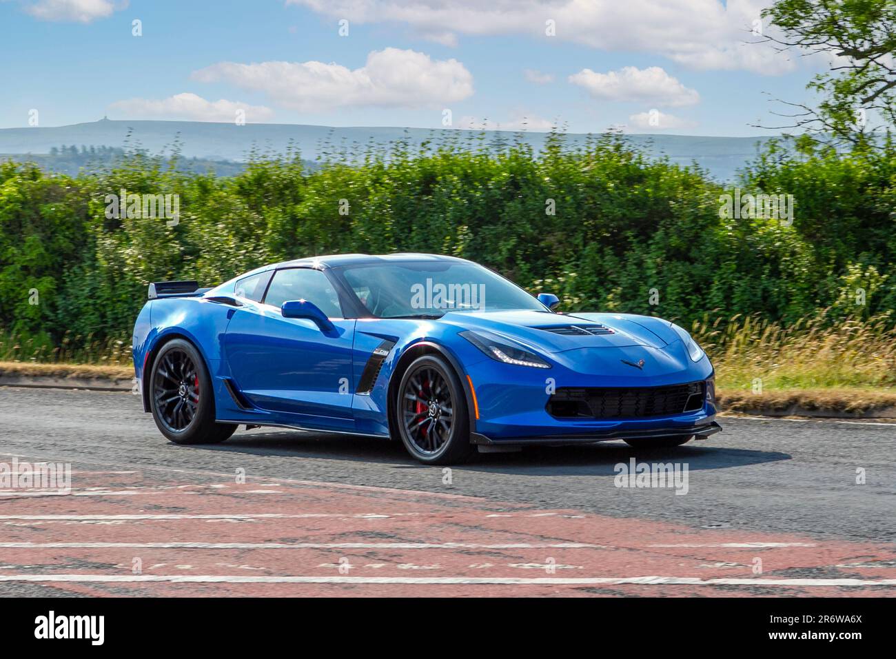 2016 Blue Chevrolet GMC Corvette 6200cc muscle car at the Classic ...