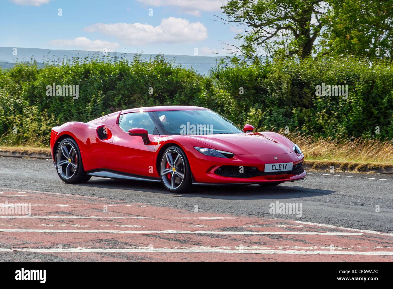 2022 Red Ferrari 296 Gtb S-AV6 830 PHEV 7.45Kwh, Coupe Hybrid Electric ...