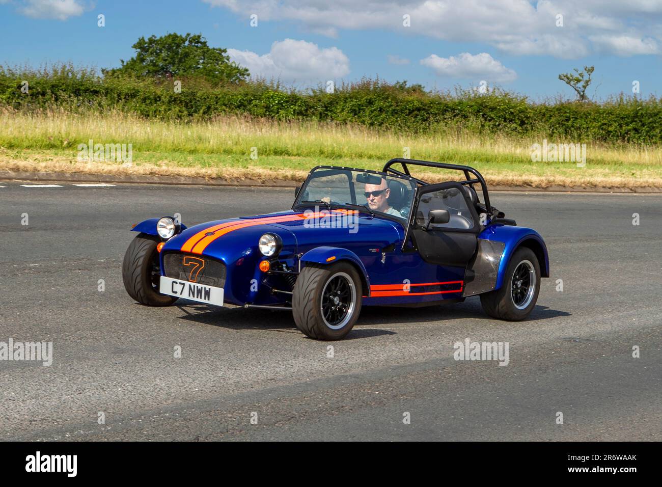 2016 Blue Caterham 7 360R at the Classic & Performance Motor Show at ...