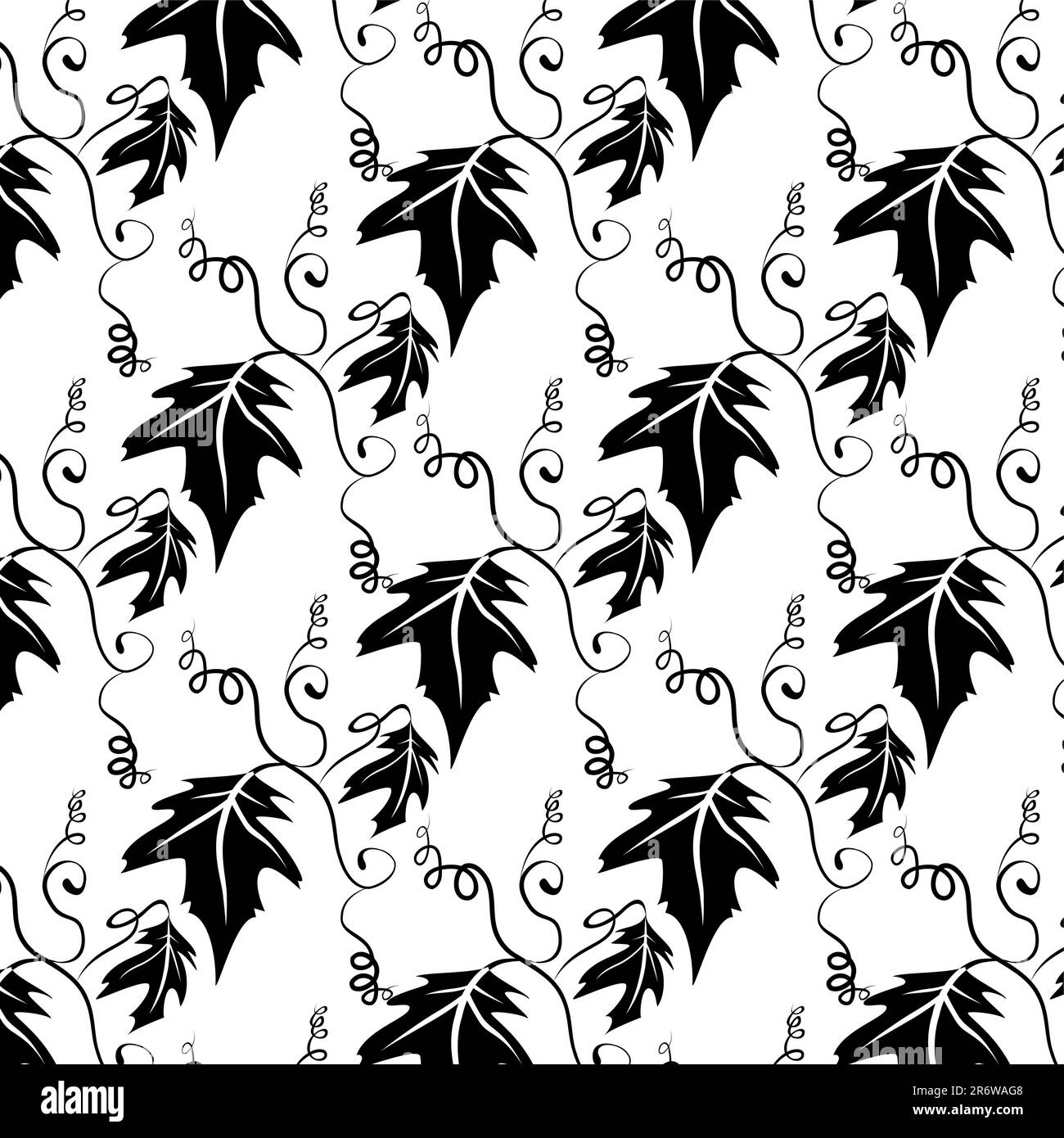 Illustration of a green vintage leaf pattern Stock Vector Image & Art ...