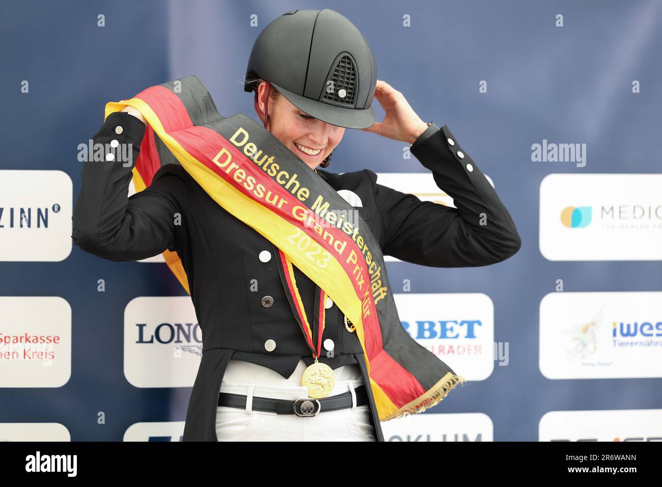 Balve, Germany. 11th June, 2023. Equestrian sport: German championship ...