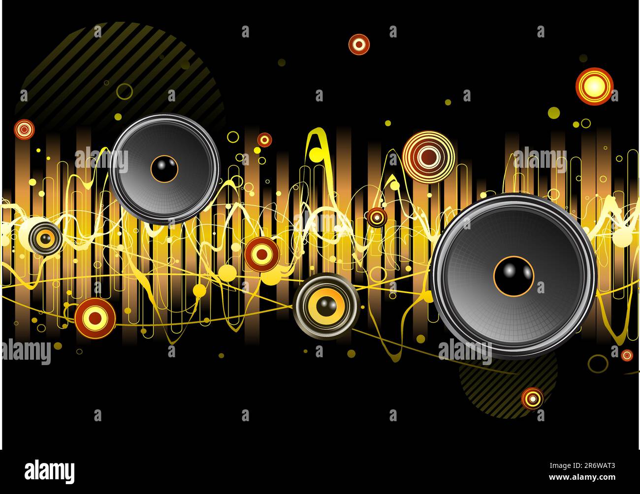 Vector illustration of shiny abstract party design with urban music ...