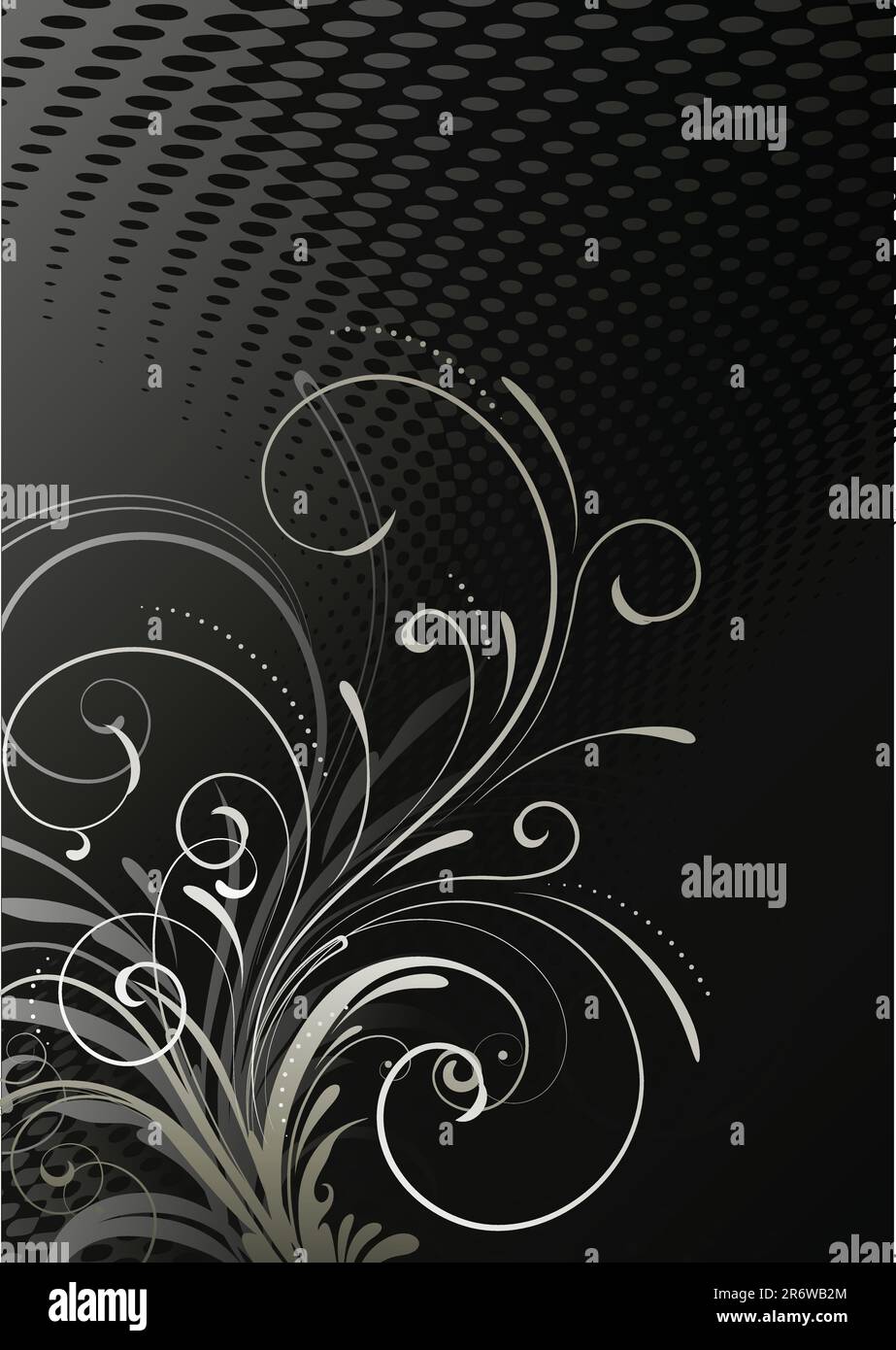 Vector illustration of Floral Decorative background Stock Vector Image ...