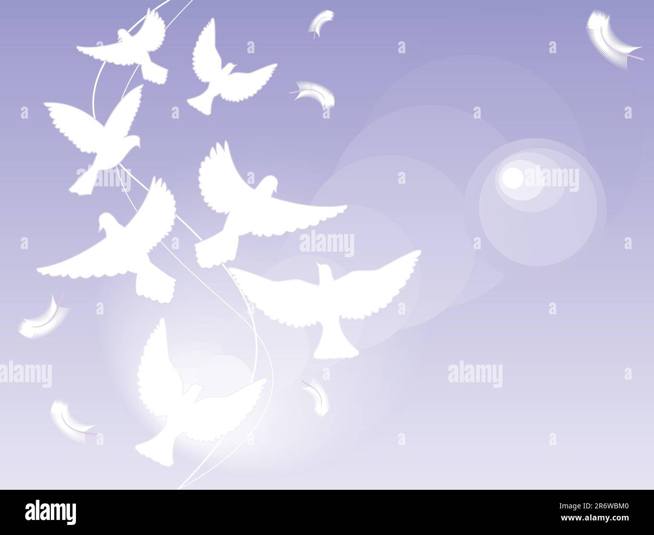 Pigeon in flight color Stock Vector Images - Alamy