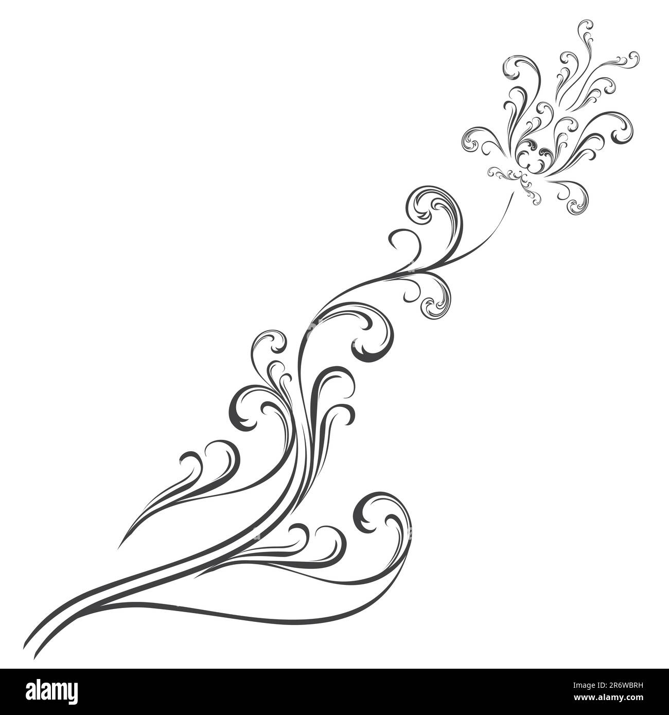 Modern-Traditional Vintage-Abstract Transylvanian flower pattern for ...