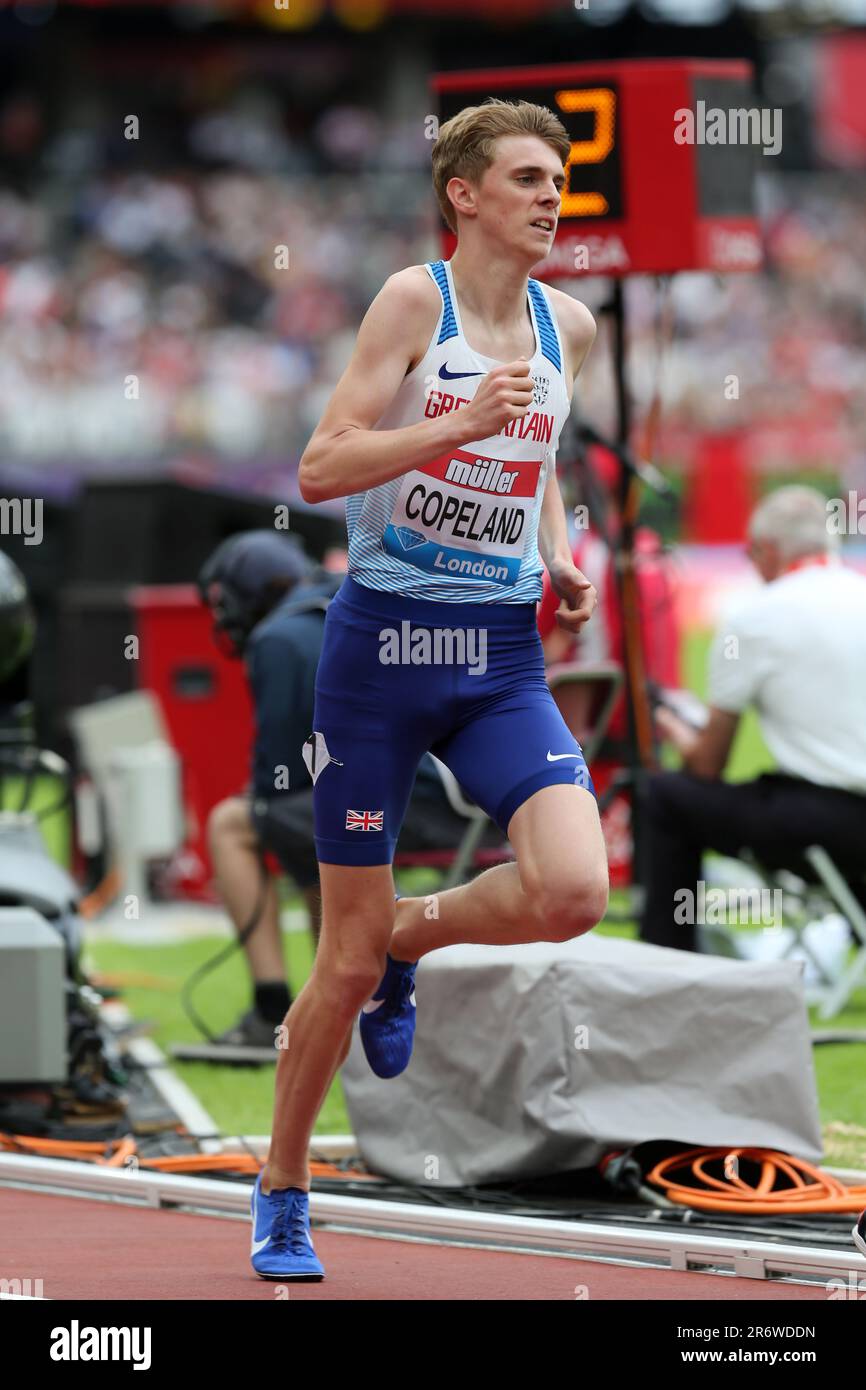 Piers COPELAND (Great Britain) competing in the Emsley Carr Mile Final ...