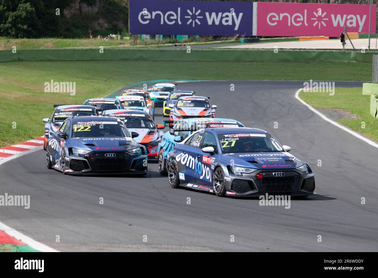 Vallelunga circuit, Rome, Italy June 11 2023 - TCR Italy festival, TCR ...