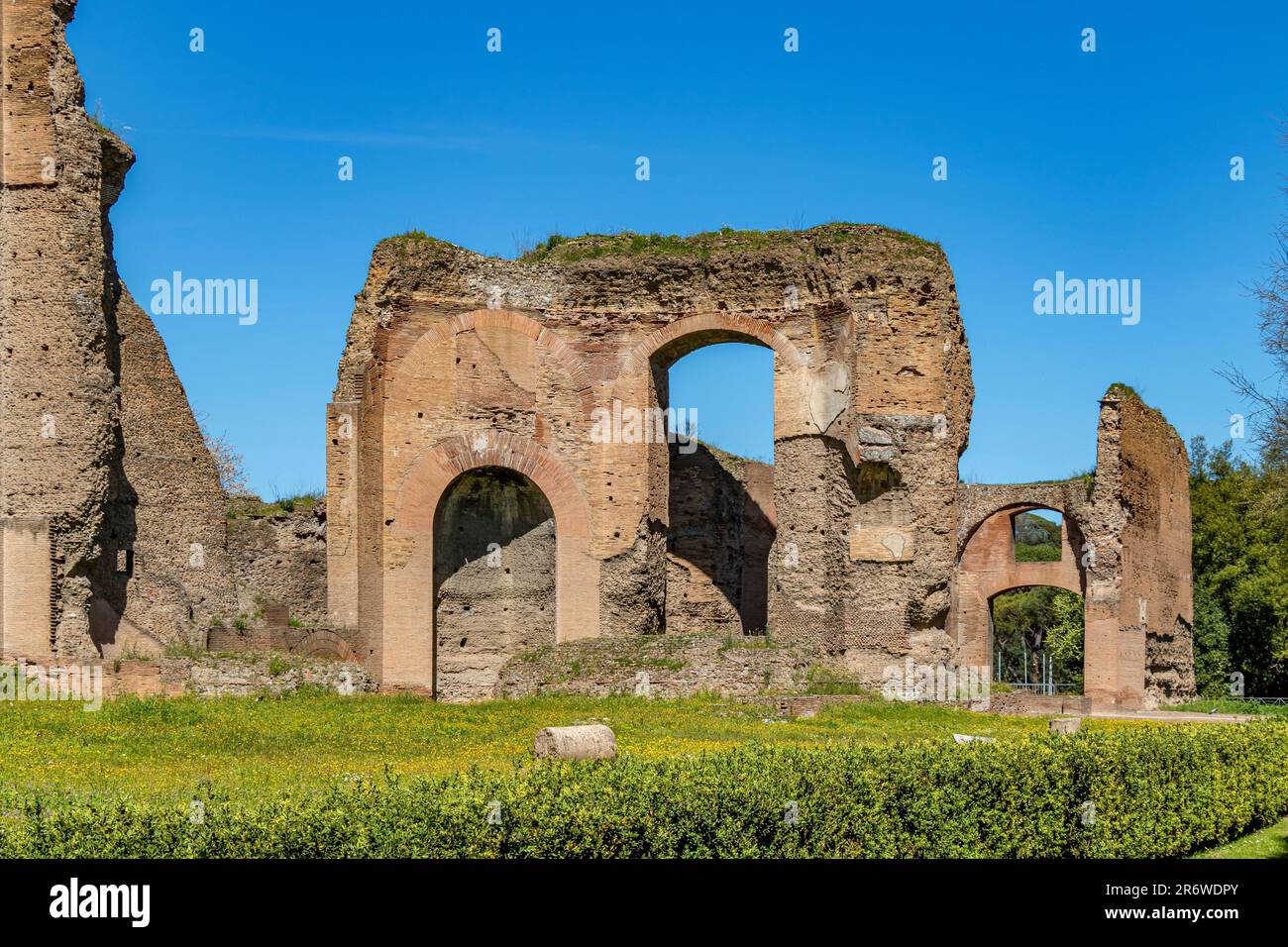 Ruins of The Baths Of Caracalla ,or Terme di Caracalla. The baths were ...