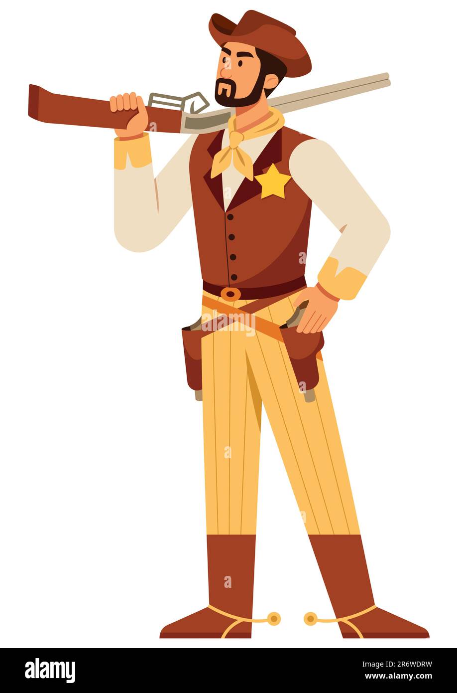 Cowboy hat boots old Cut Out Stock Images & Pictures - Alamy