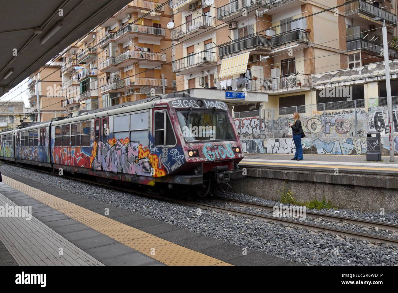 Circumvesuviana railway hi-res stock photography and images - Alamy