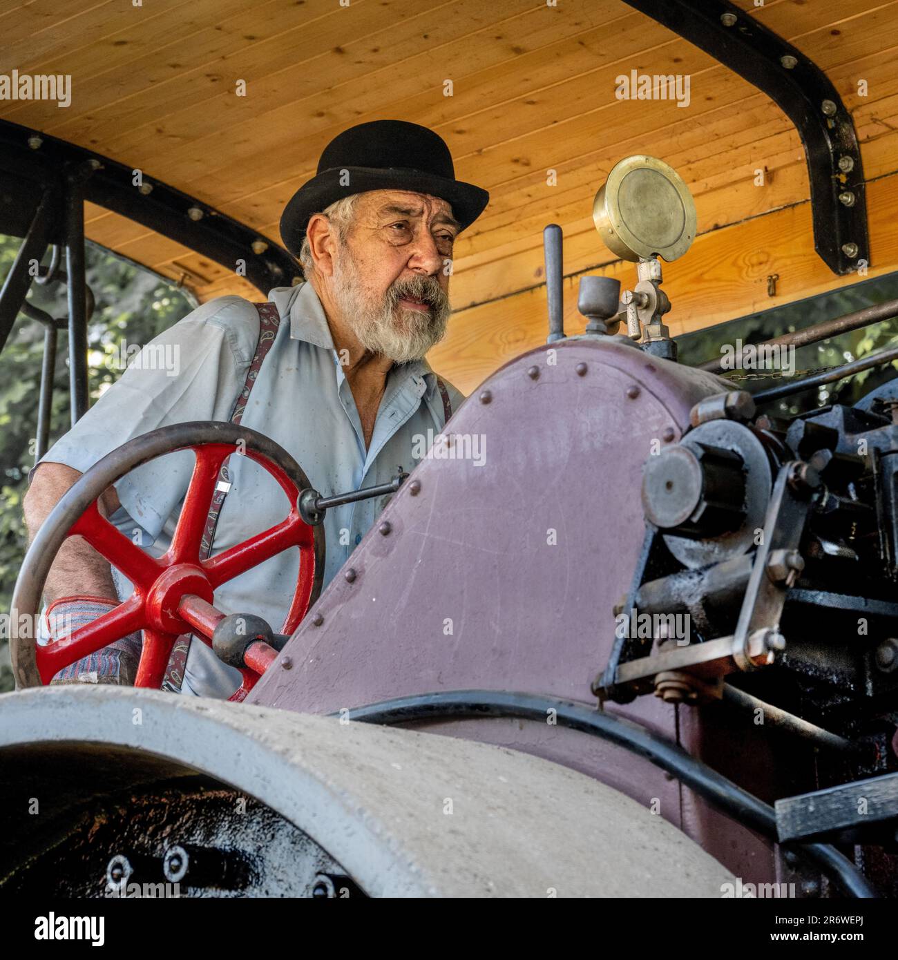 Steam Engine Drive Stock Photo - Alamy