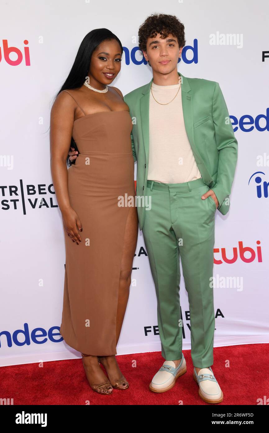 New York, USA. 11th June, 2023. Hailey Kilgore and David Iacono attend ...