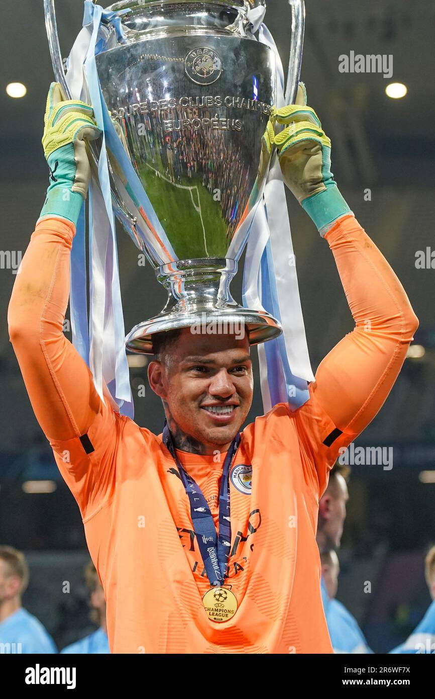 Istanbul, Turkey. 10th June, 2023. Ederson of Manchester City ...