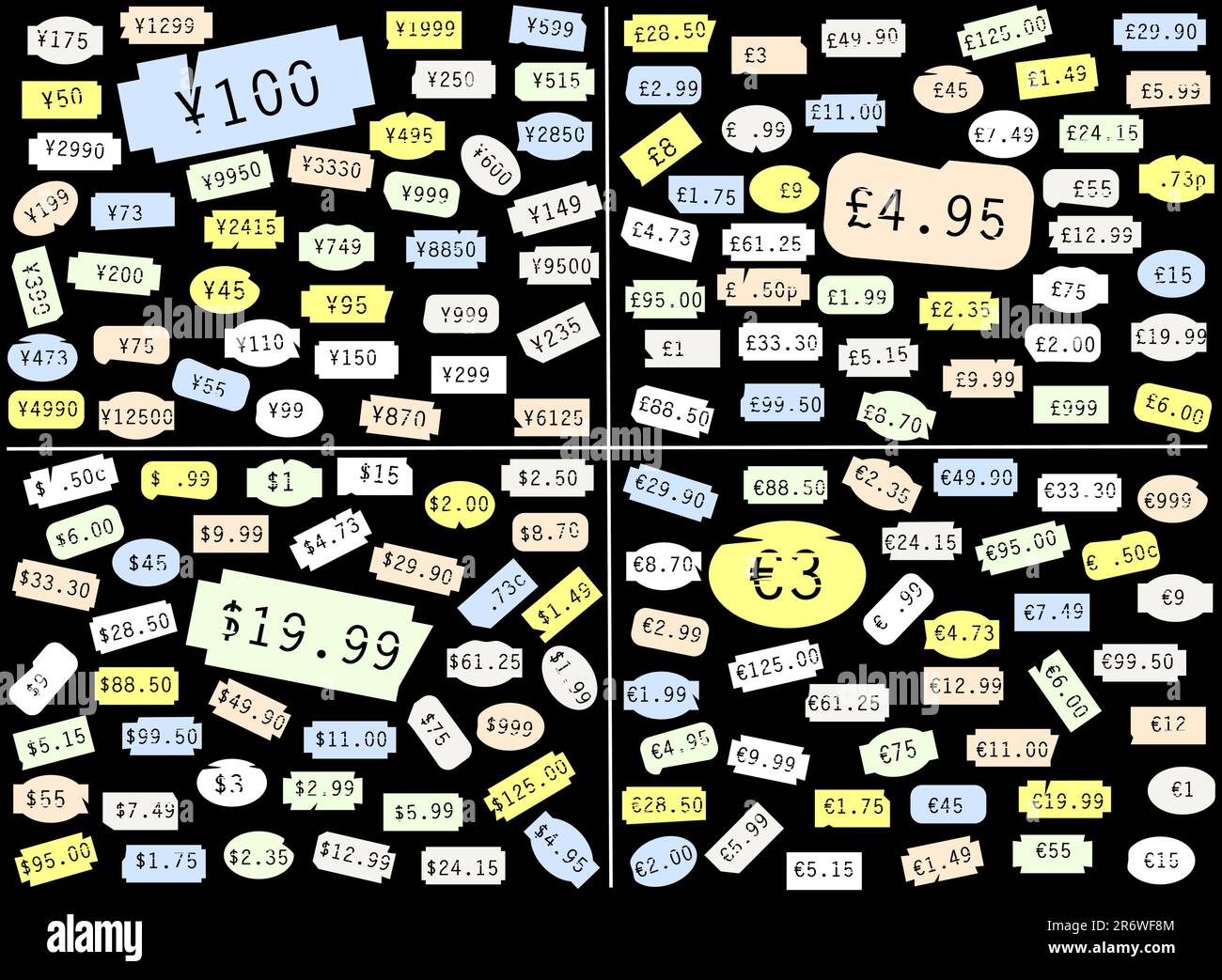 Euros price label Stock Vector Images - Alamy