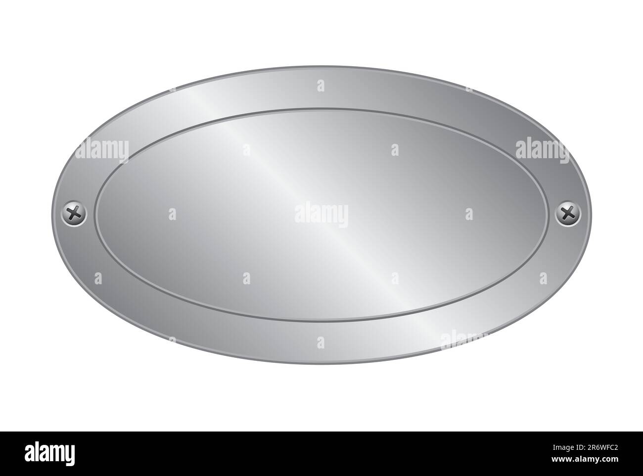 Vector illustration of metal plate Stock Vector Image & Art - Alamy
