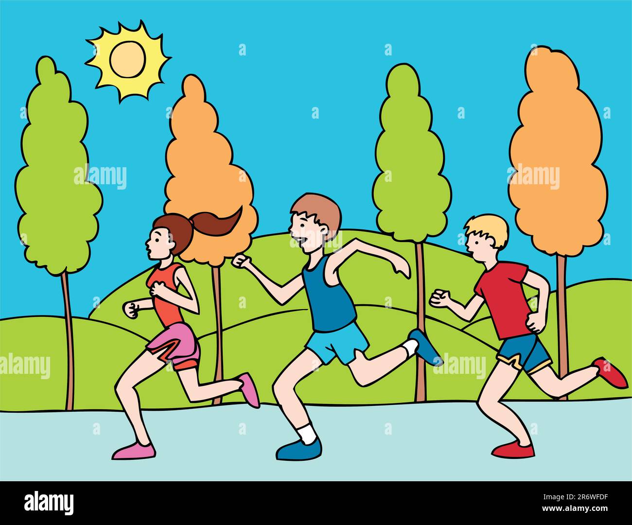 Track race running Stock Vector Images - Alamy