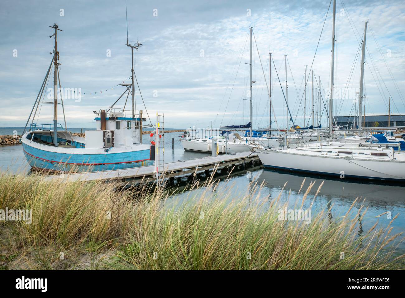 Beautiful landscape of Bogense, Denmark, Baltic Sea Stock Photo - Alamy