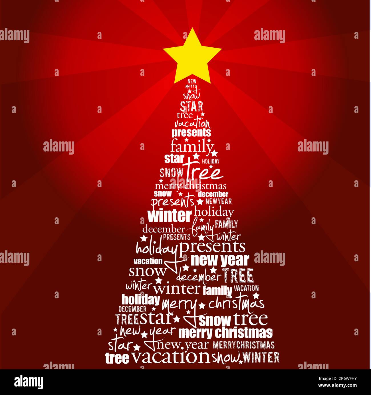 merry christmas vector illustration Stock Vector Image & Art - Alamy
