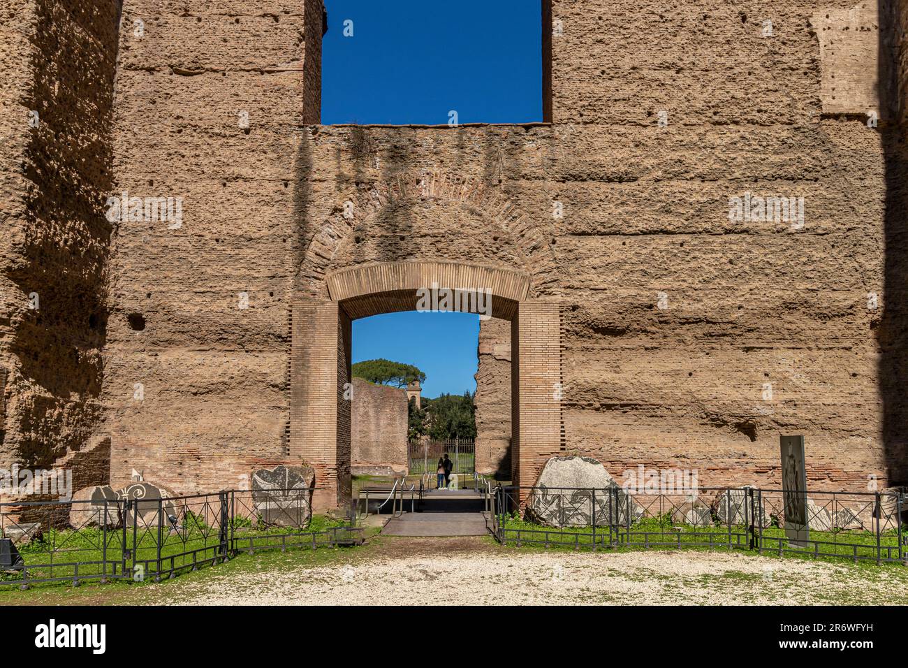 Ruins of The Baths Of Caracalla ,or Terme di Caracalla. The baths were ...