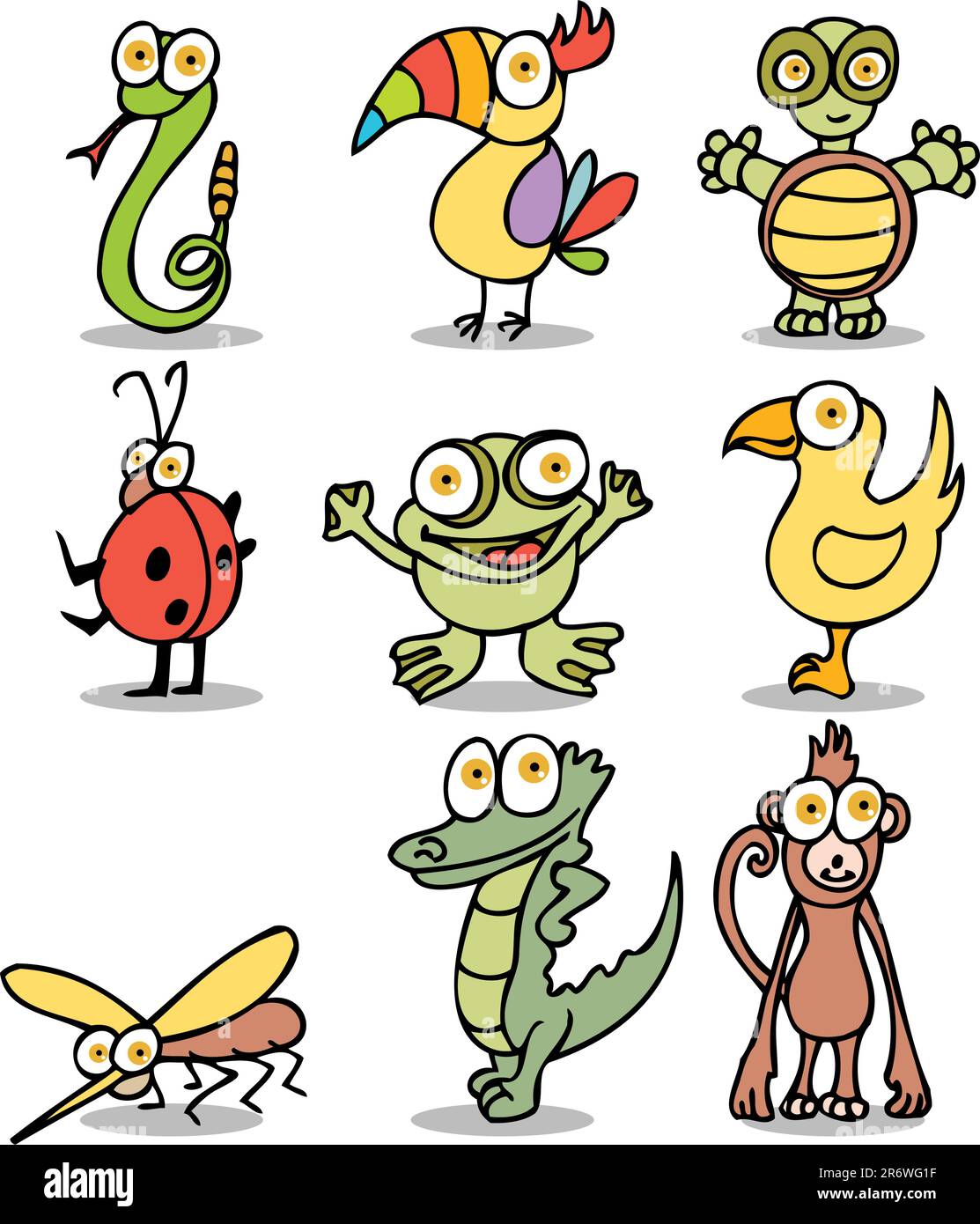 Turtle characters Stock Vector Images - Alamy