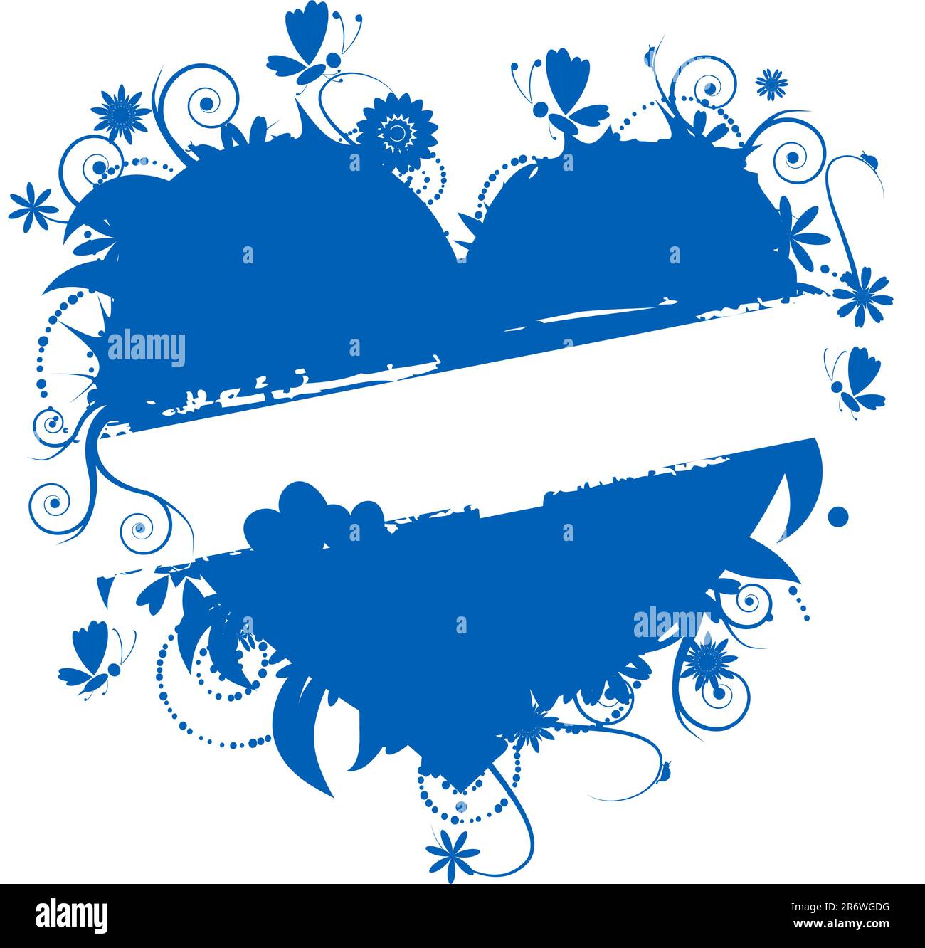 Floral heart shape for your design Stock Vector Image & Art - Alamy
