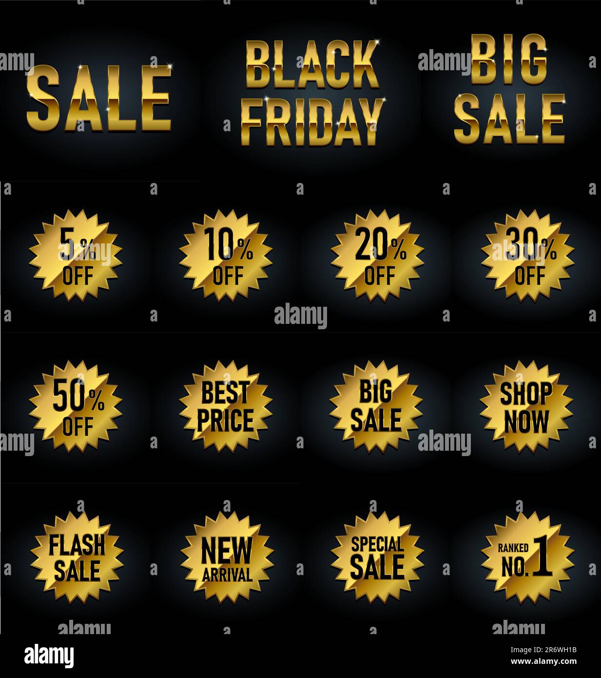 Gold lettering shop sign Stock Vector Images - Alamy