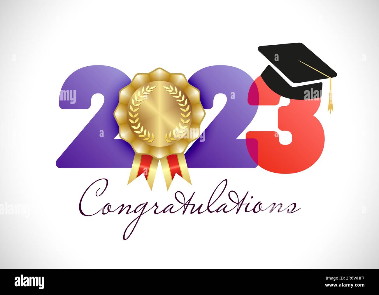 Congratulations for graduating class off 2023. Creative prom banner ...